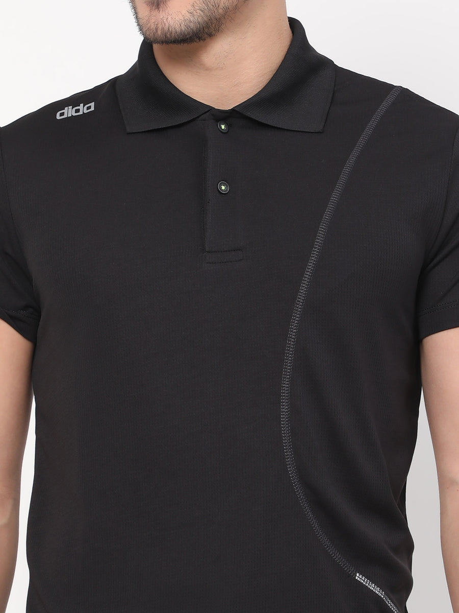 Mens Polo Micro Pin Mesh T-shirt – Dida